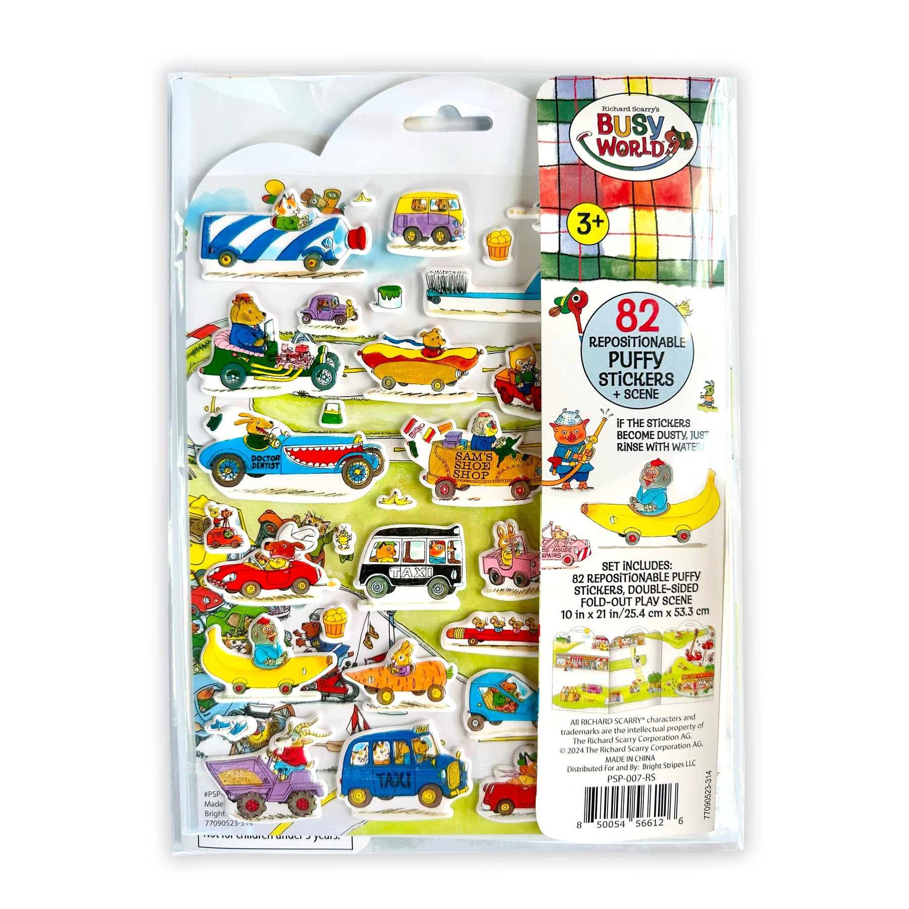 Richard Scarry's Busy World Puffy Sticker Play Set – Cub Shrub