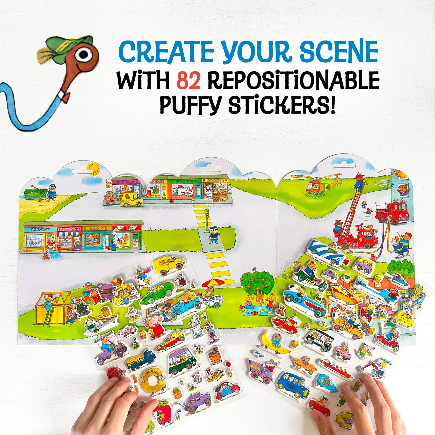 Richard Scarry's Busy World Puffy Sticker Play Set – Cub Shrub